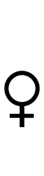 Signe féminin : Unicode, Alt Code, LaTeX, Copy & Paste