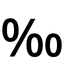 Per Mille Sign ‰: Unicode, Alt Code, LaTeX, Copy & Paste