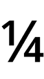 Vulgar Fraction One Quarter ¼: Unicode, Alt Code, HTML, Copy & Paste